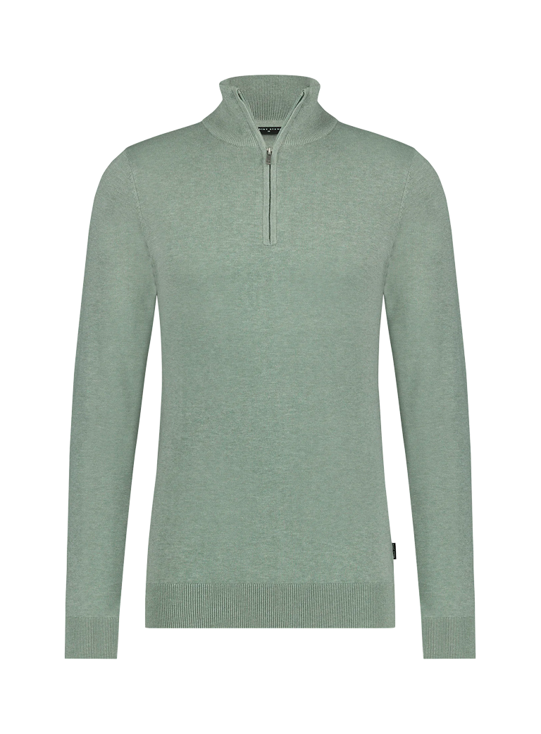 Saint Steve Pullover Cas cas/green mist mel • Dirk de Wit Mode
