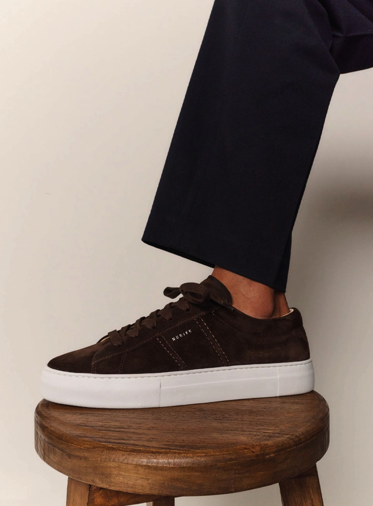 Nubikk Sneaker Jagger Morris 21089200/dk brown suede • Dirk de Wit Mode