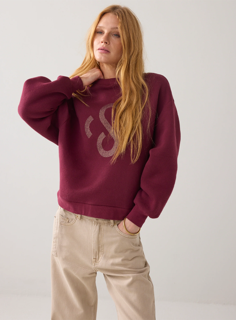 Summum Sweater 3s5212-30413/558 Merlot • Dirk de Wit Mode