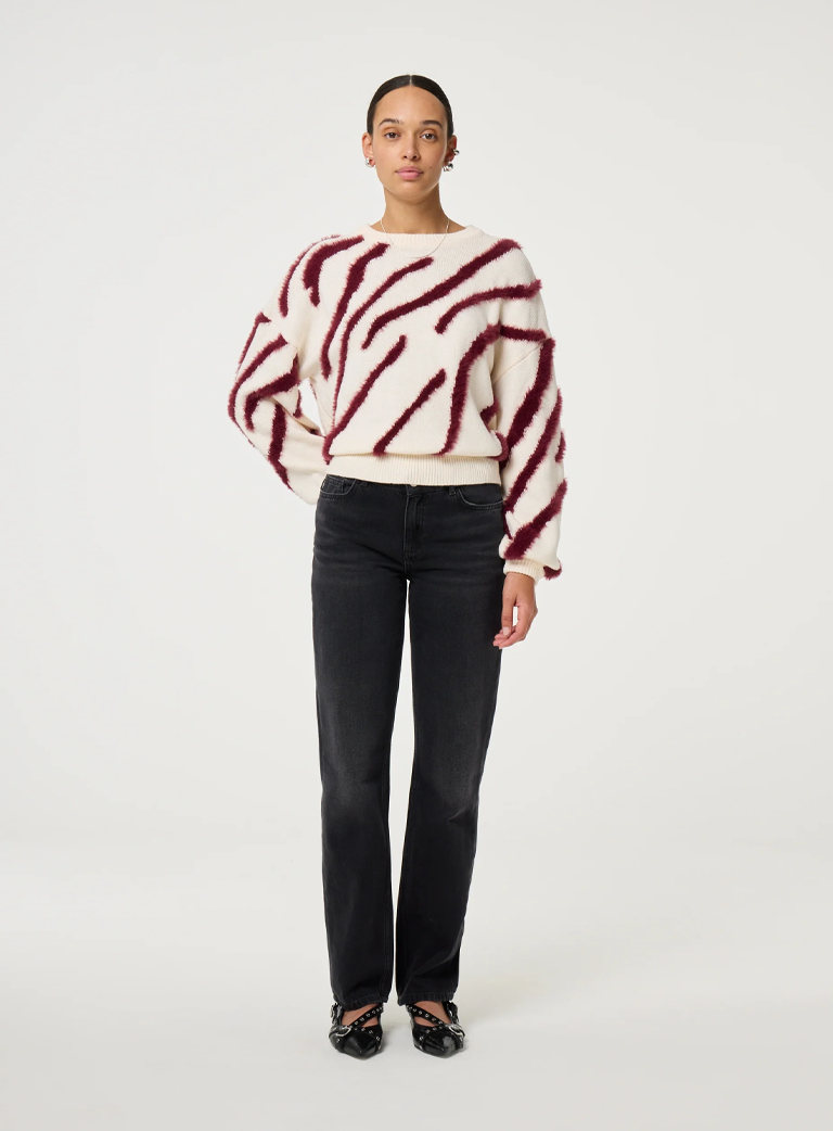 Fabienne Chapot Pullover Zebra CLTPUL20AW251009/1009 Cosy White • Dirk ...