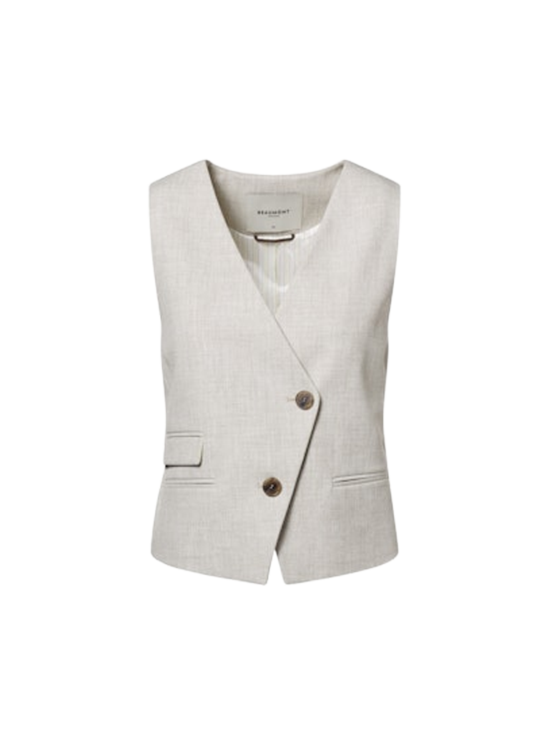 Beaumont Gilet Molly BC14911261/1160 kit melange • Dirk de Wit Mode