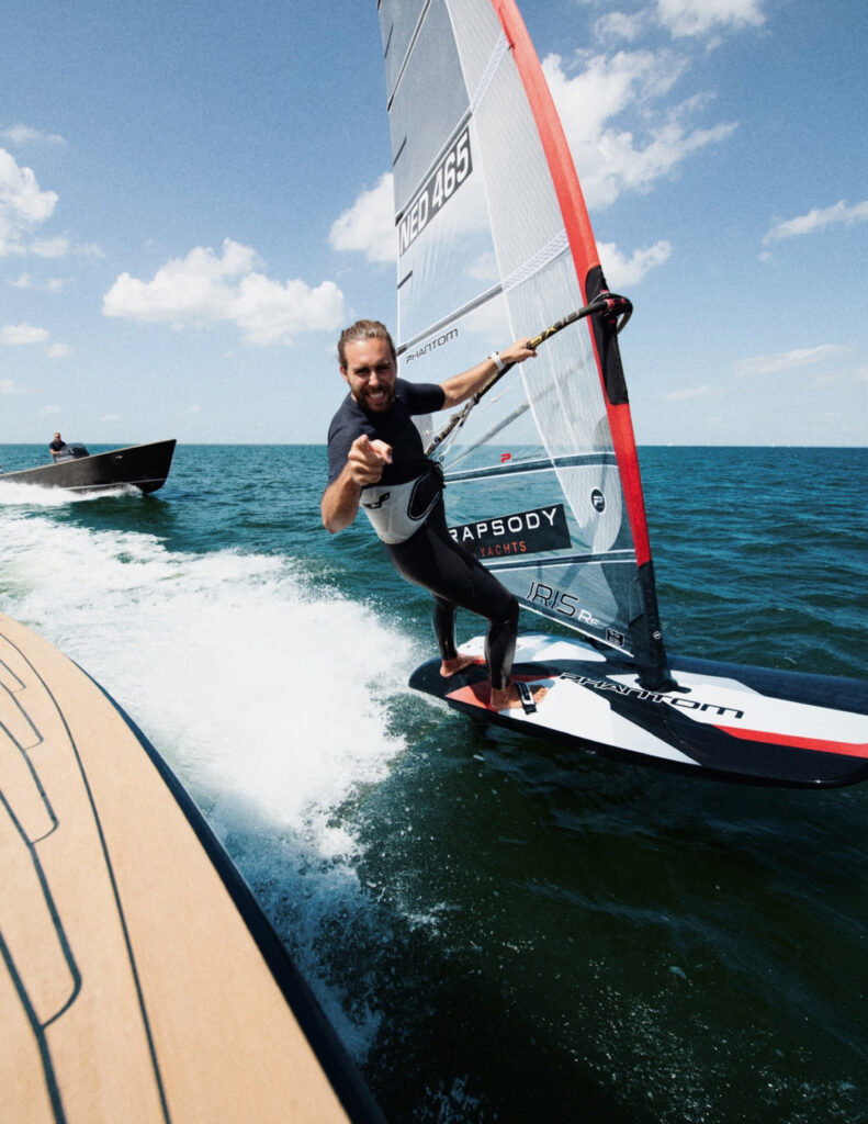 Sailing for Olympic winds with Huig-Jan Tak - Rapsody Yachts